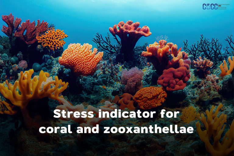Stress indicator of coral and zooxanthellae